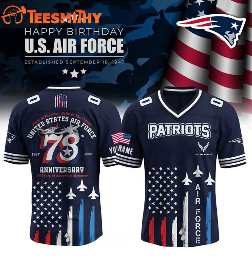 Limited Edition New England Patriots x U.S. Air Force 78th Birthday ...