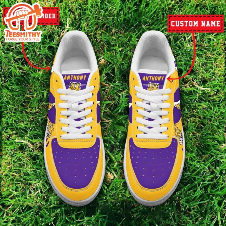 LSU Tigers NCAA Air Force 1 Shoes For Men And Women - Teesmithy