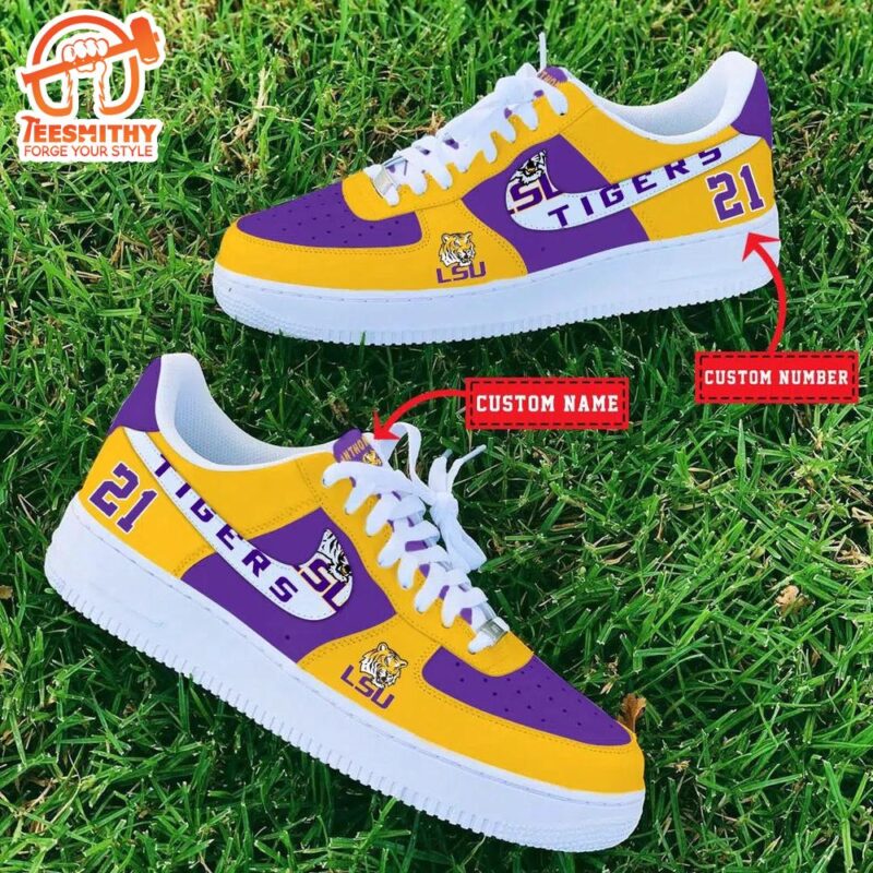 LSU Tigers NCAA Air Force 1 Shoes For Men And Women - Teesmithy