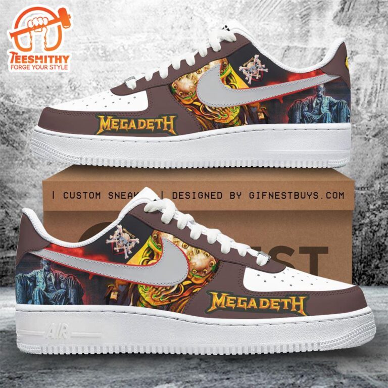 Megadeth Band Air Force 1 Sneaker - Teesmithy