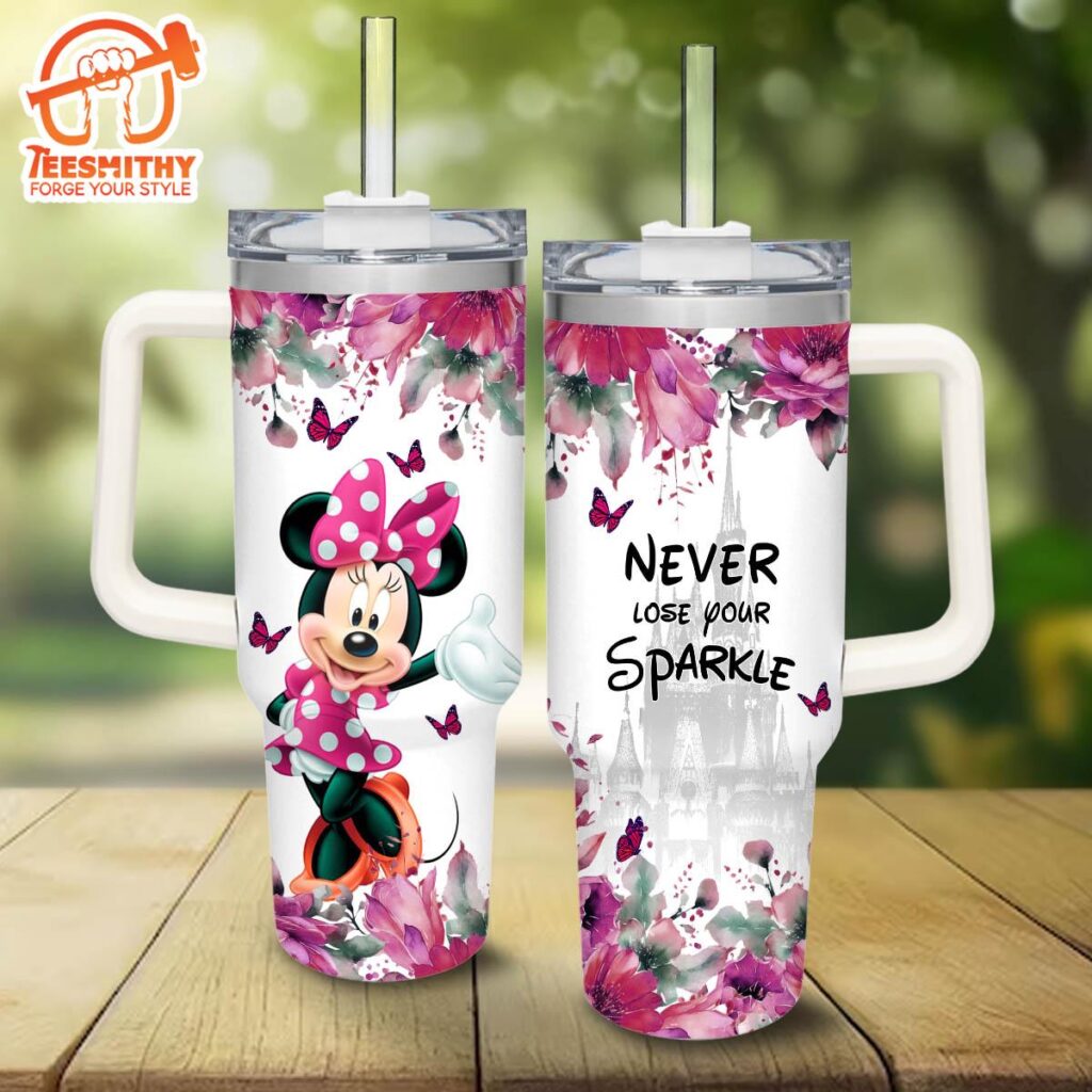 Minnie Mickey Mouse And Friends Cartoon Custom Stanley Quencher 40oz ...