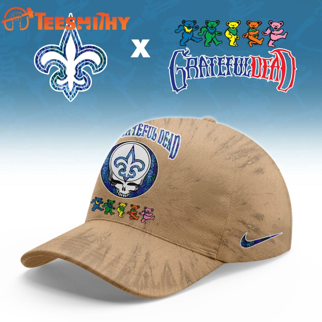 New Orleans Saints 2026 NFL Grateful Dead Limited Classic Cap - Teesmithy