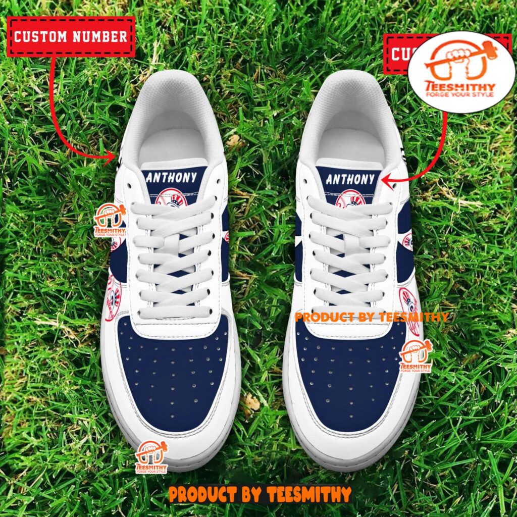 New York Yankees MLB Air Low-Top Sneakers Shoes For Men And Women ...