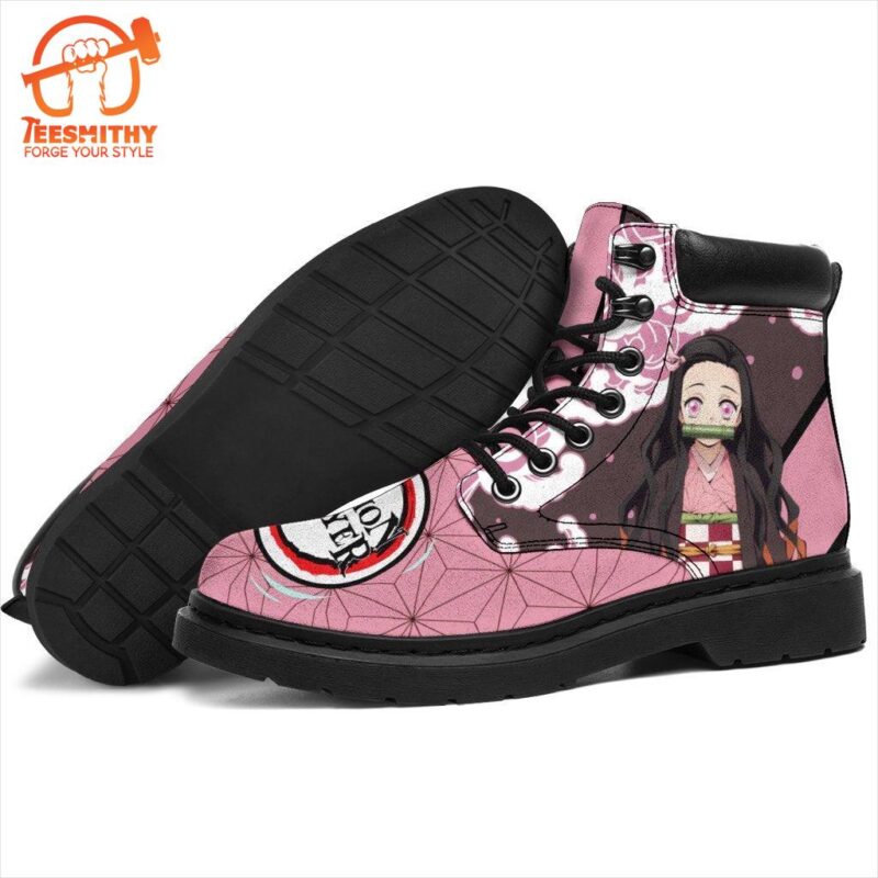 Nezuko Boots Shoes Demon Slayer Anime Custom - Teesmithy