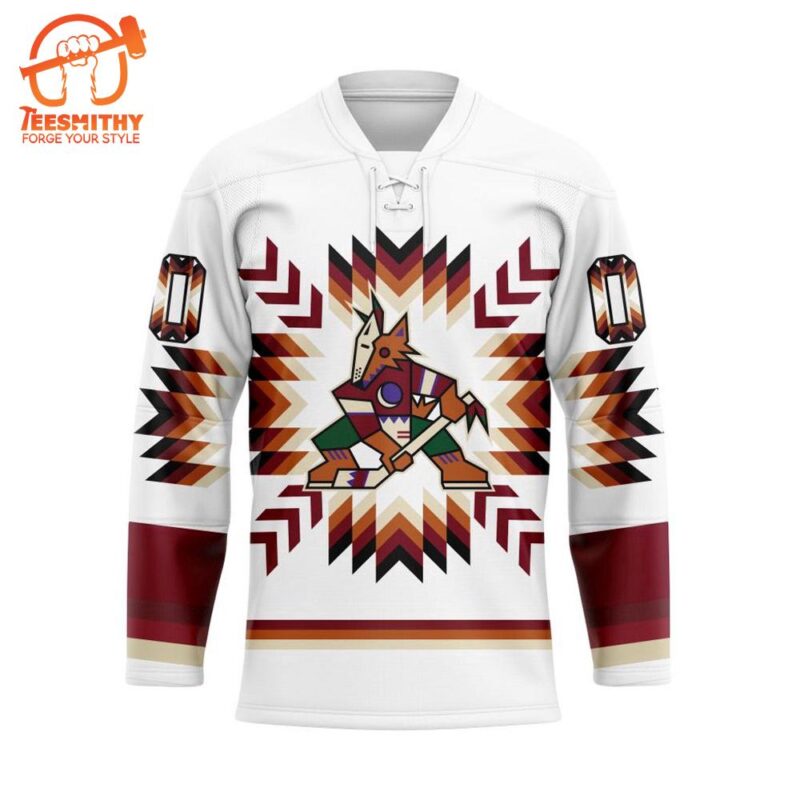 NHL Arizona Coyotes Special Design With Native Pattern Hockey Jersey ...