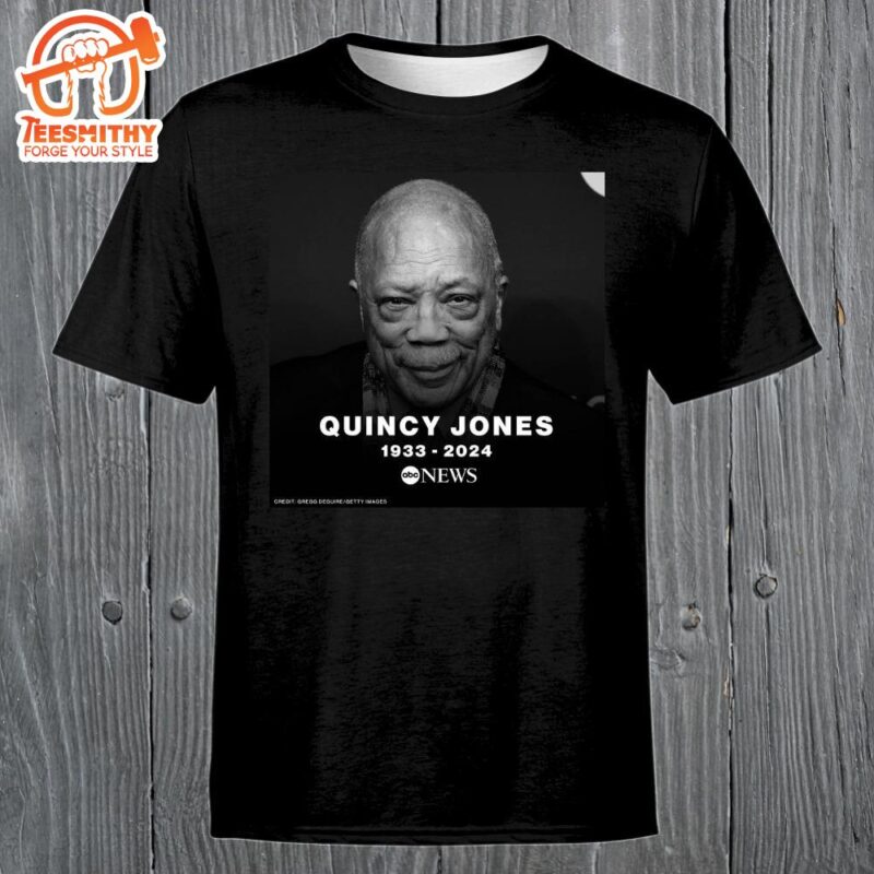 Rip Quincy Jones 1933-2024 Unisex T-shirt - Teesmithy