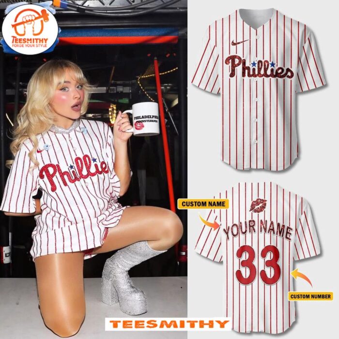 Sabrina Carpenter x Philadelphia Phillies Limited Edition Baseball ...