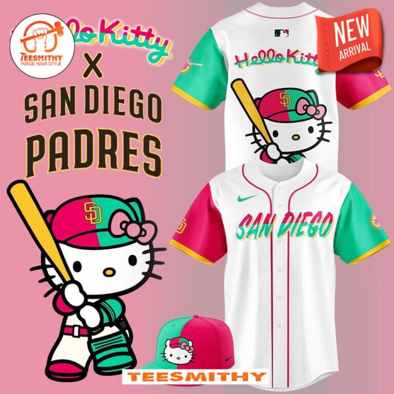 Hello Kitty x Seattle Mariners 50th Anniversary Baseball Jersey - Teesmithy