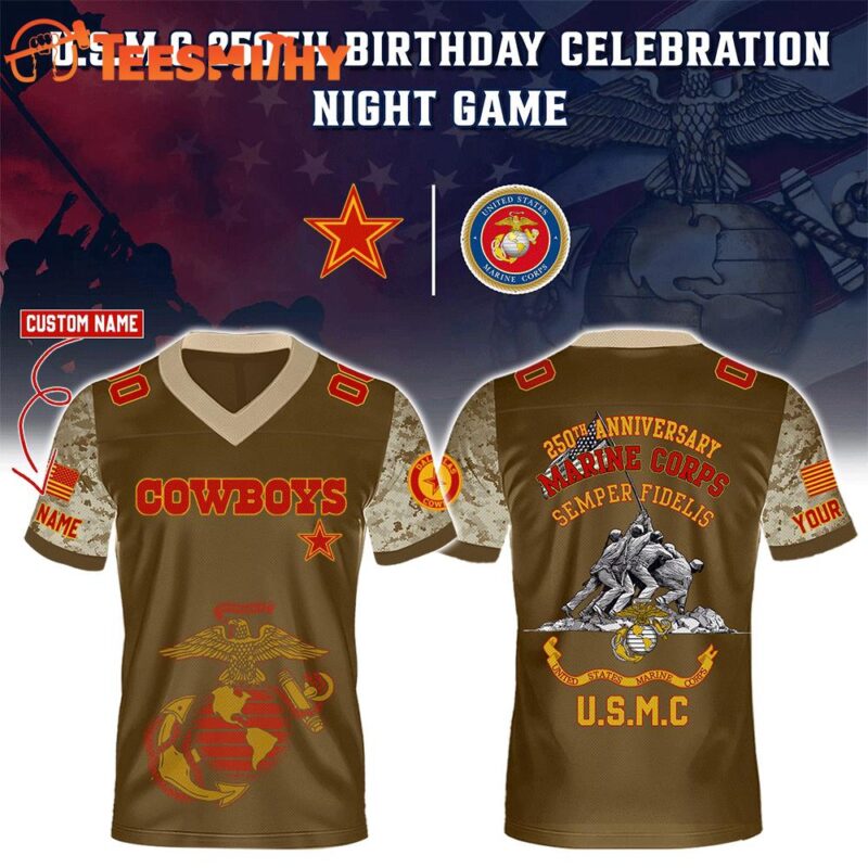 Special Edition 2025 Dallas Cowboys x USMC 250th Anniversary Special ...