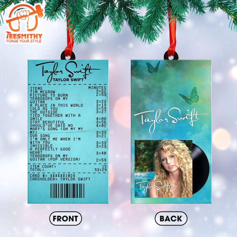 Taylor Swift The Eras Custom Shape Clear 1-sided Acrylic Ornament ...