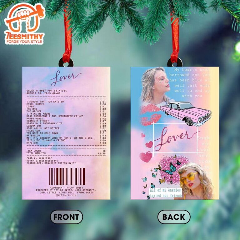 Taylor Swift Tour Love Pink Custom Shape 2-sided Acrylic Ornament ...