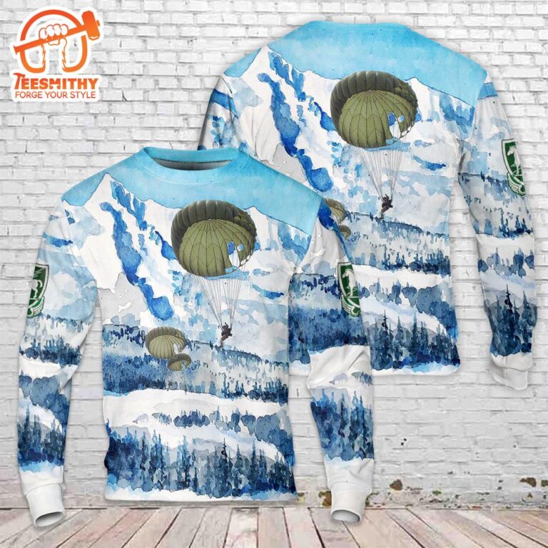 US Army Special Forces 10th Special Forces Group (Airborne) (10th SFG (A)) Parachute Christmas ...