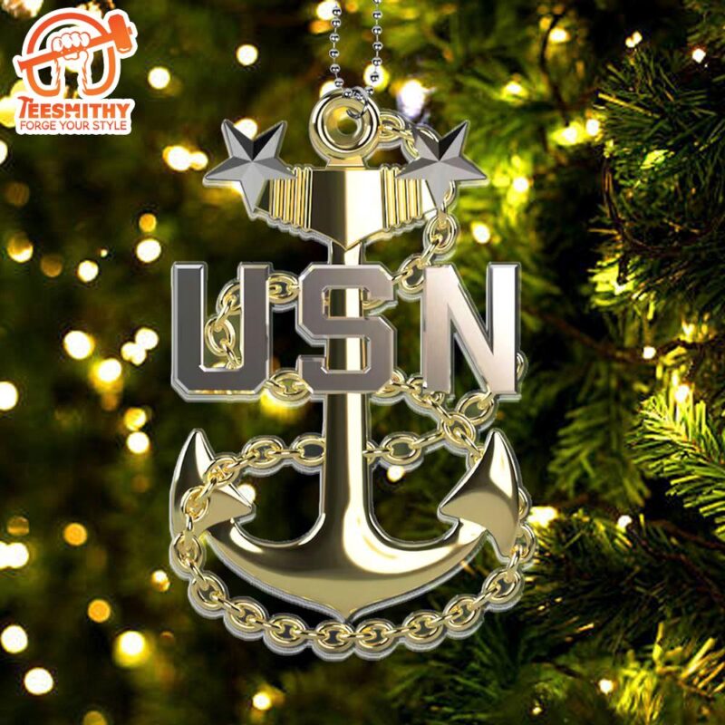 Christmas 2024 US Navy Master Chief Petty Officer (MCPO) Ornament ...