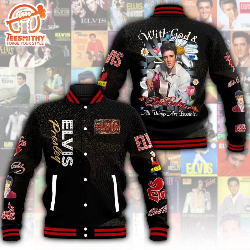 Vintage Elvis Presley 30th Anniversary Elvis Presley Varsity Jacket ...