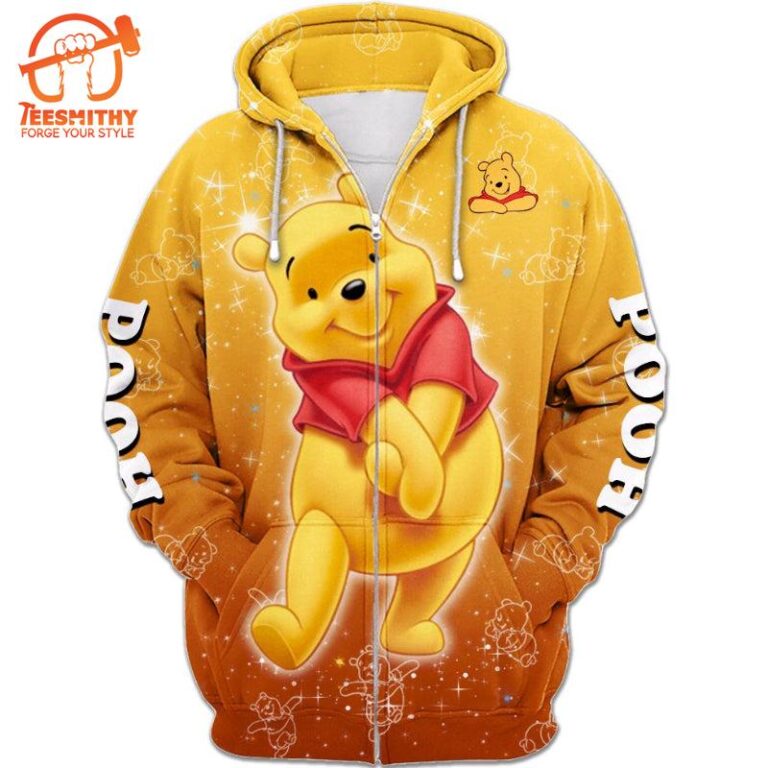 Winnie The Pooh Cartoon Character Activewear Set - Teesmithy