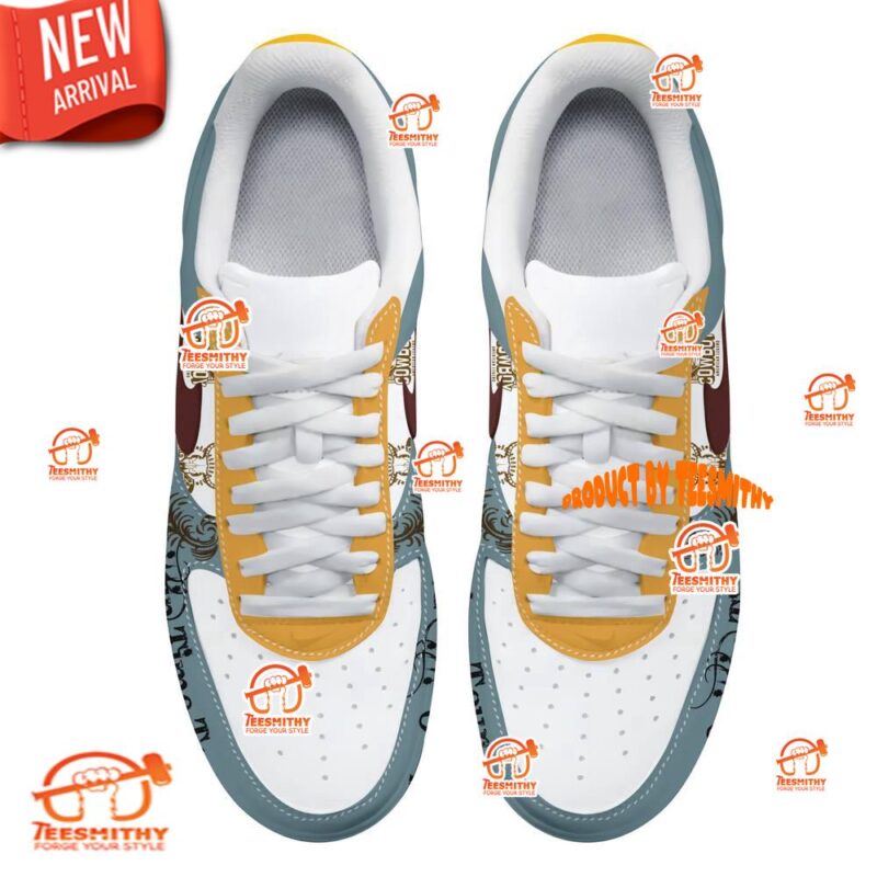 Zach Bryan The Quittin Time Tour Cowboy Limited Edition Nike Air Force ...