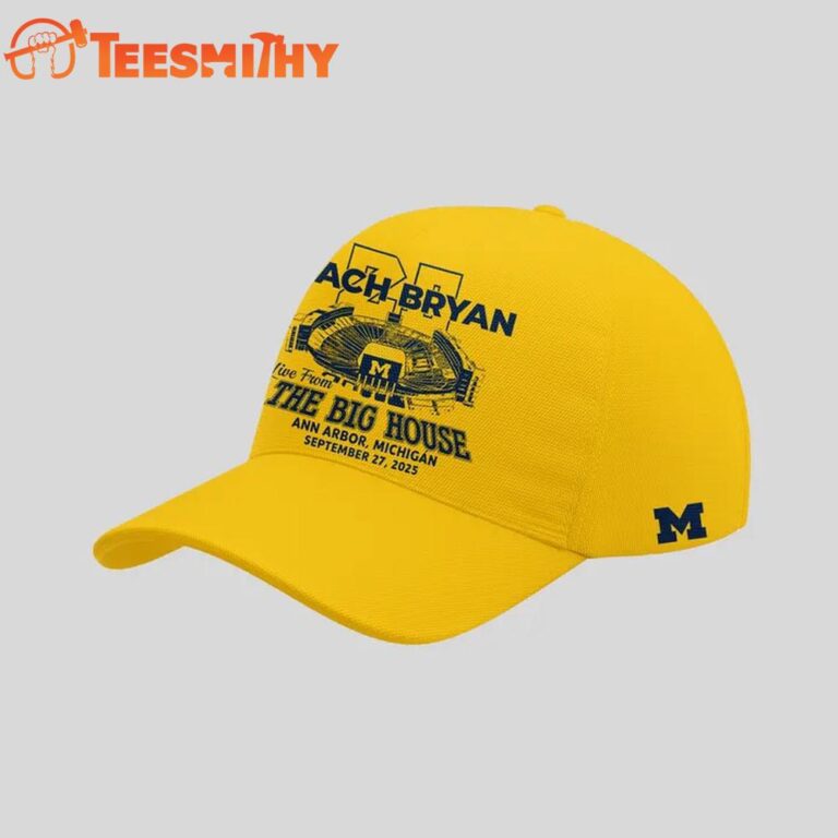 Zach Bryan x Michigan Wolverines Football The Big House 2025 Yellow Cap ...